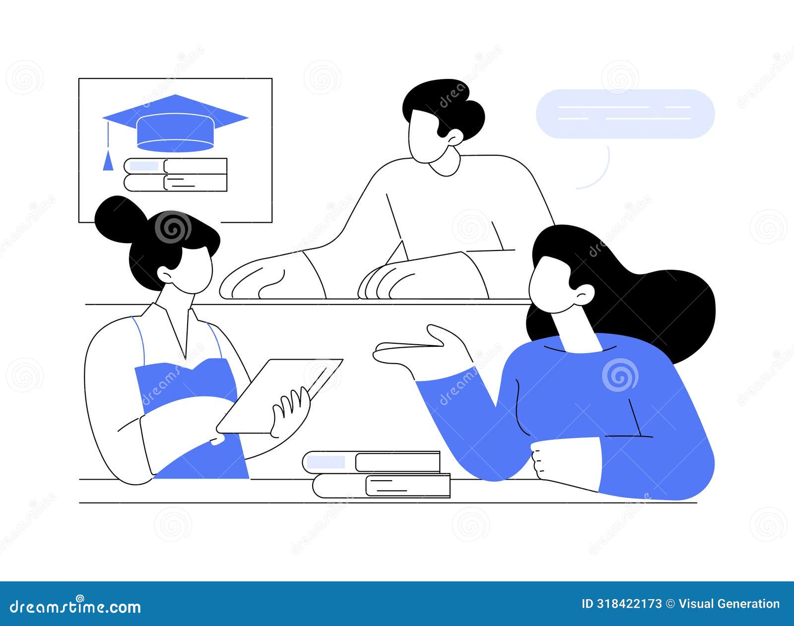 Having a Break Isolated Cartoon Vector Illustrations. Stock Vector ...