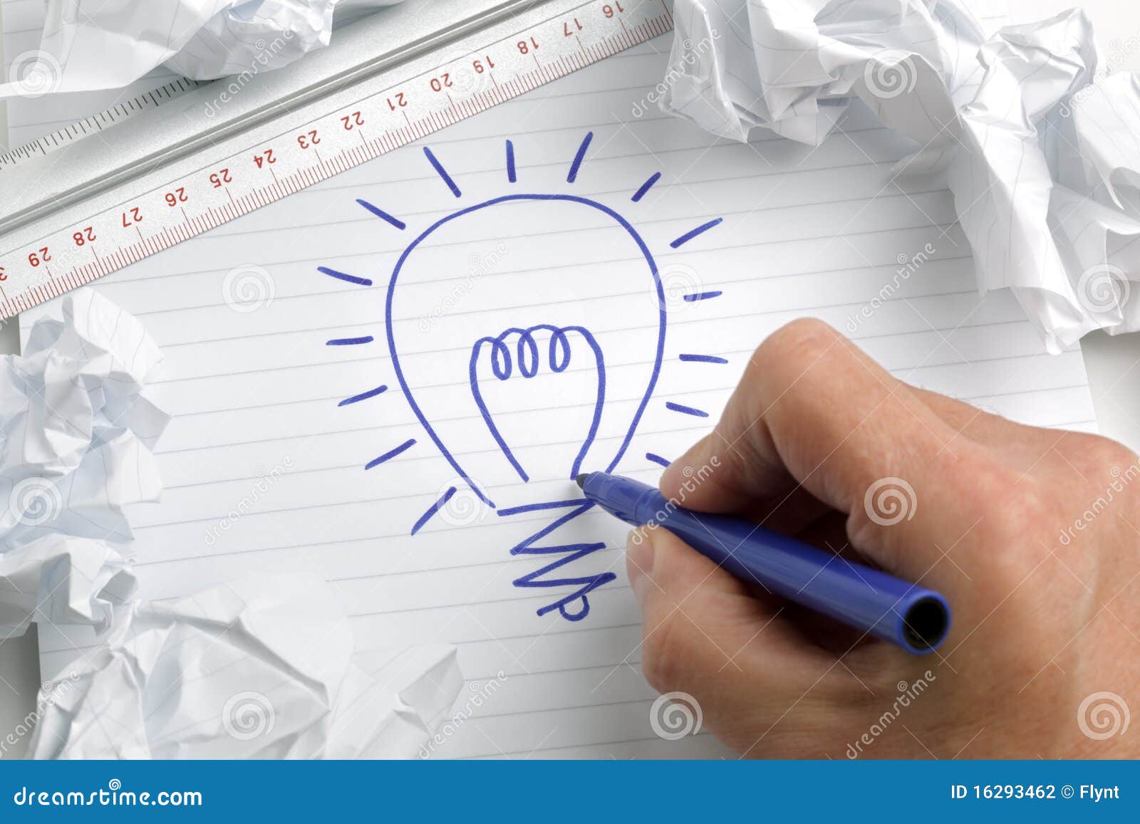Having a bright idea stock photo. Image of drawing, brainstorming ... Having a bright idea stock photo. Image of drawing, brainstorming ...