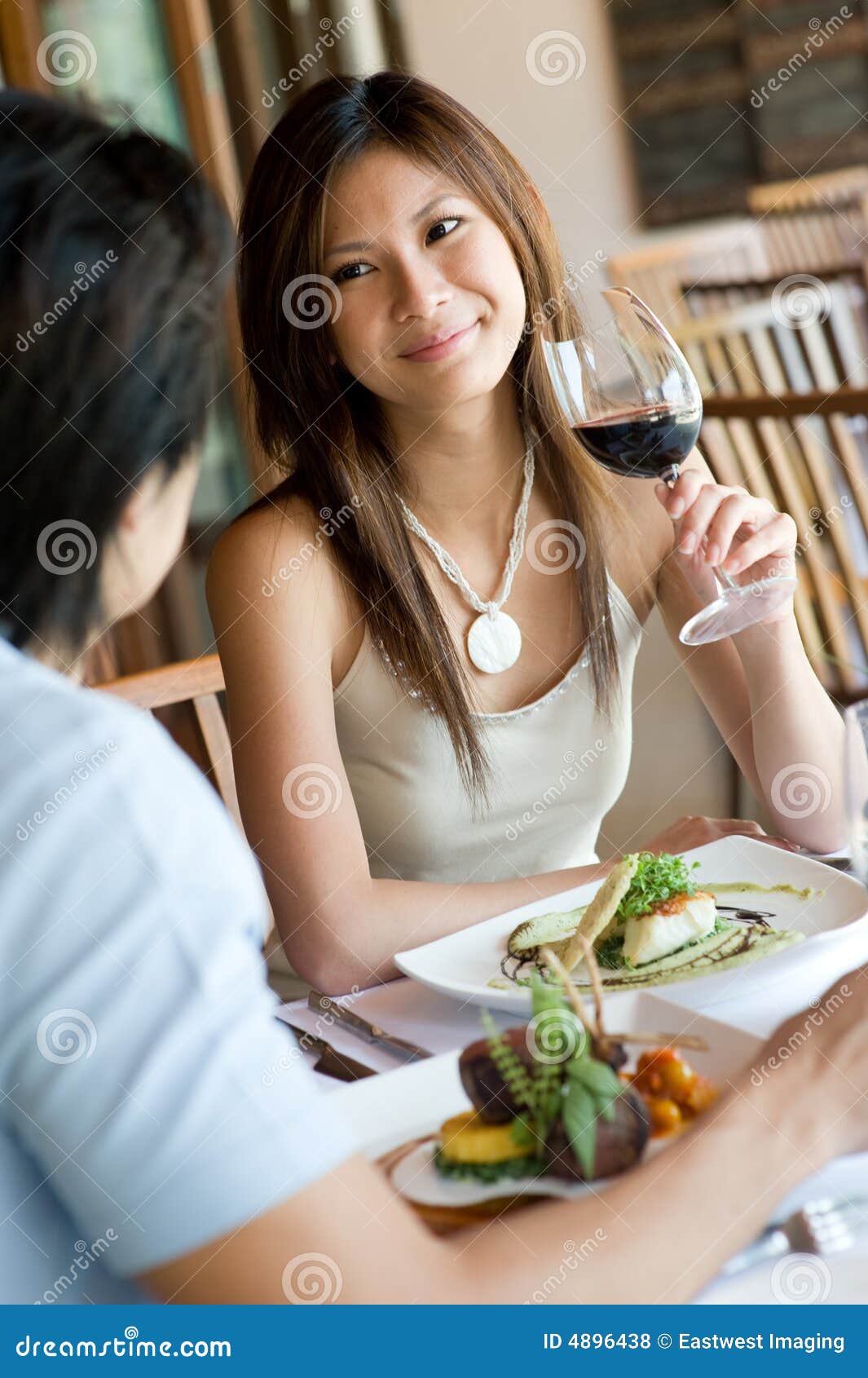 Having Dinner stock photo. Image of good, lifestyle, meal - 4896438