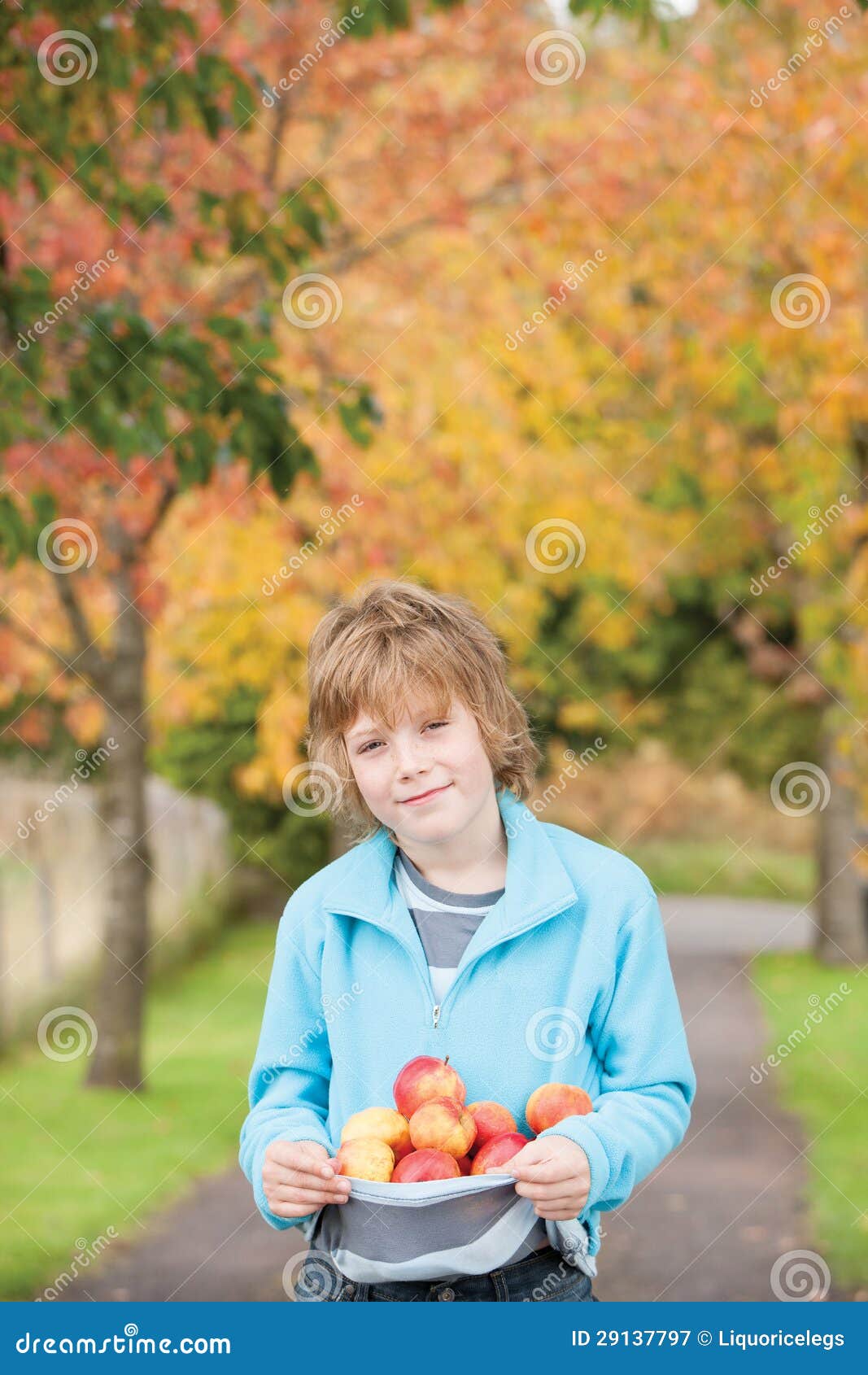 Having Fun on an Autumn Day Stock Image - Image of autumn, cheerful ...