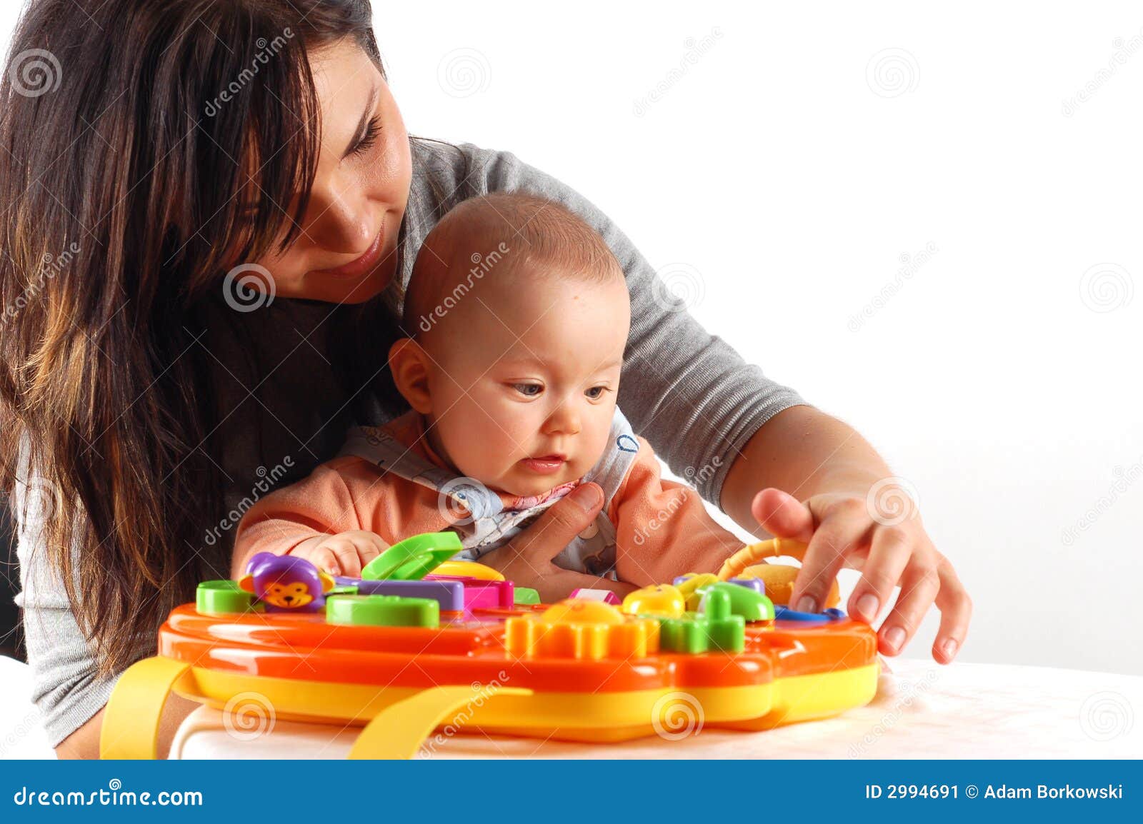 Having fun with baby #12 stock image. Image of childhood - 2994691