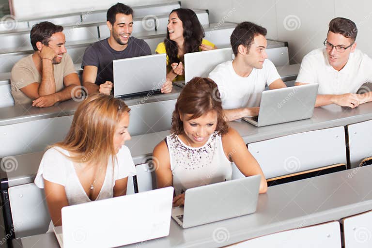 Having fun in class stock photo. Image of talking, workshop - 51049508