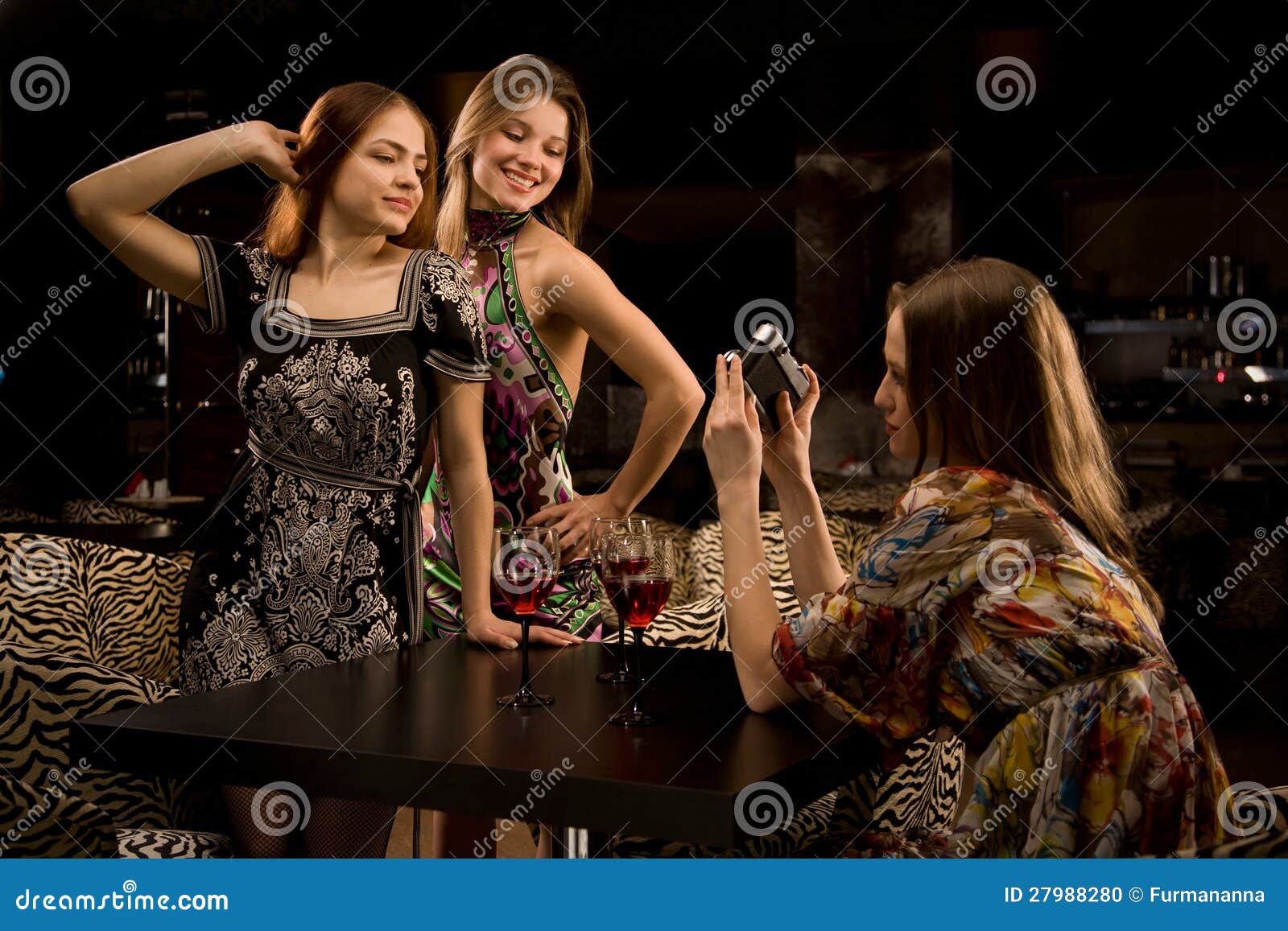 Having Fun in the Fancy Nightclub Stock Photo - Image of city, life ...