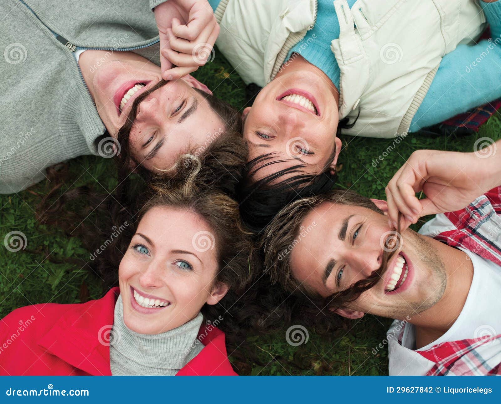 Having fun with friends stock photo. Image of heads, young - 29627842