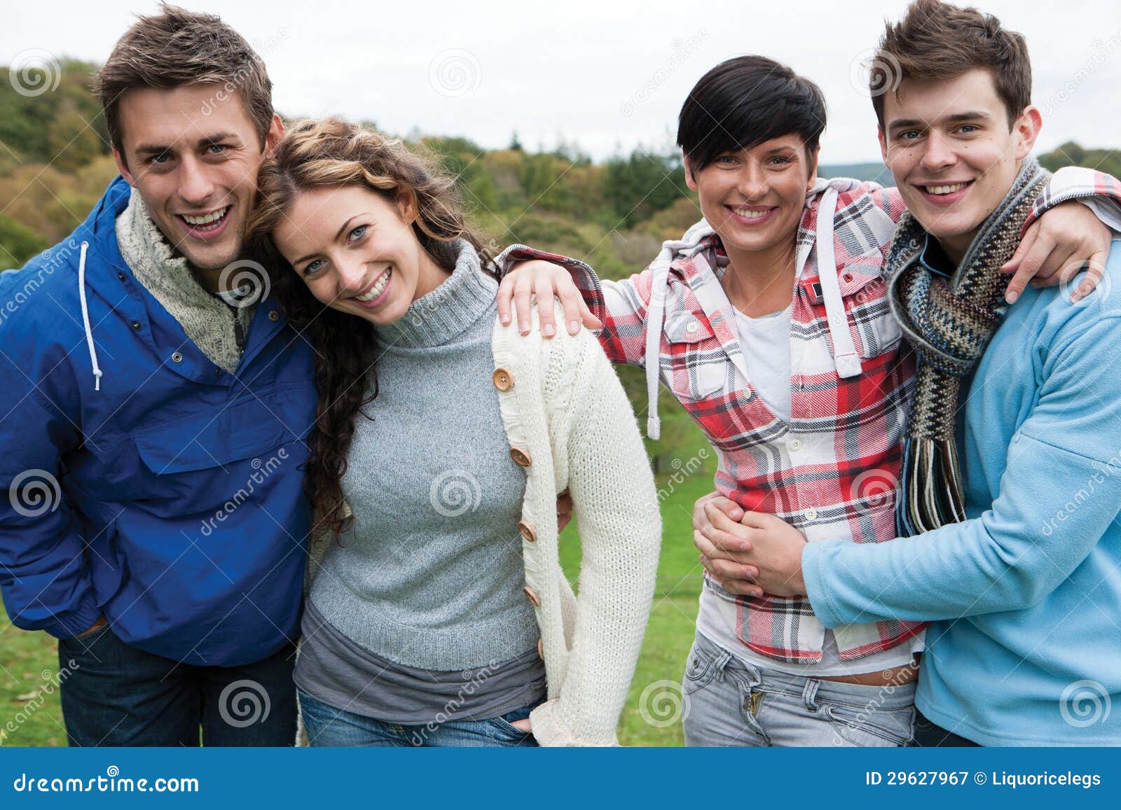 Having fun with friends stock image. Image of happy, countryside - 29627967