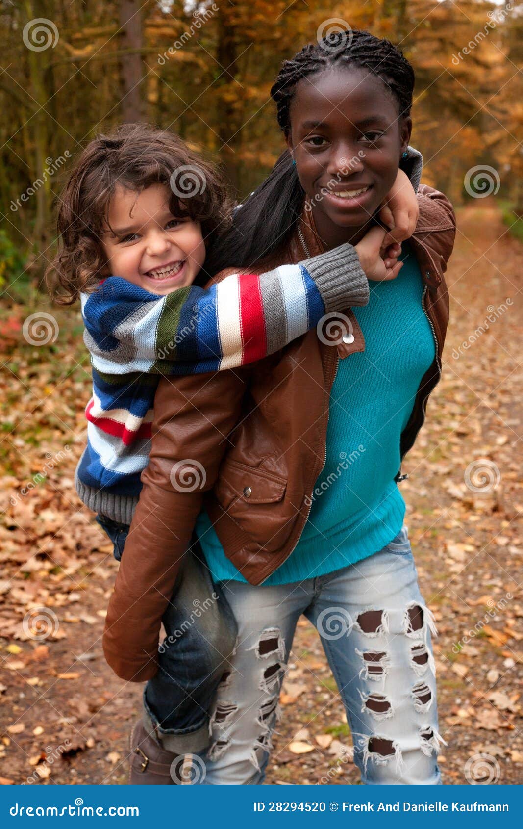 Having Fun with My Adoption Sister Stock Photo - Image of diversity ...