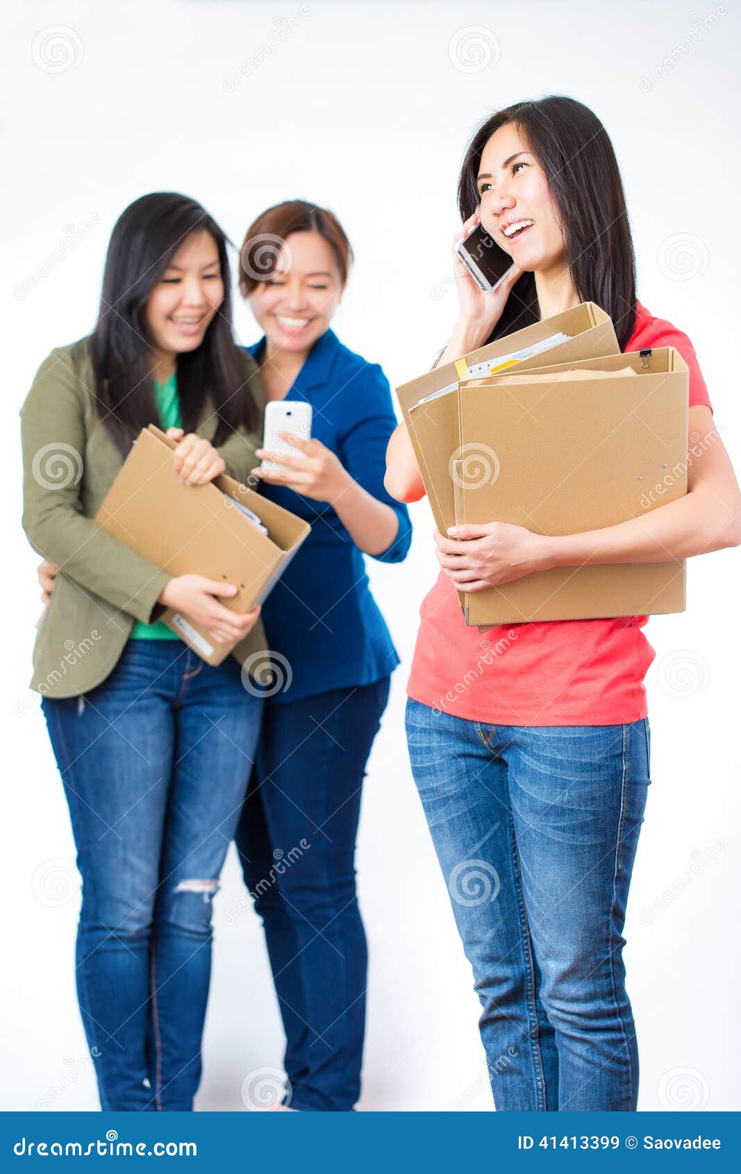 Having fun with phone stock image. Image of telephone - 41413399