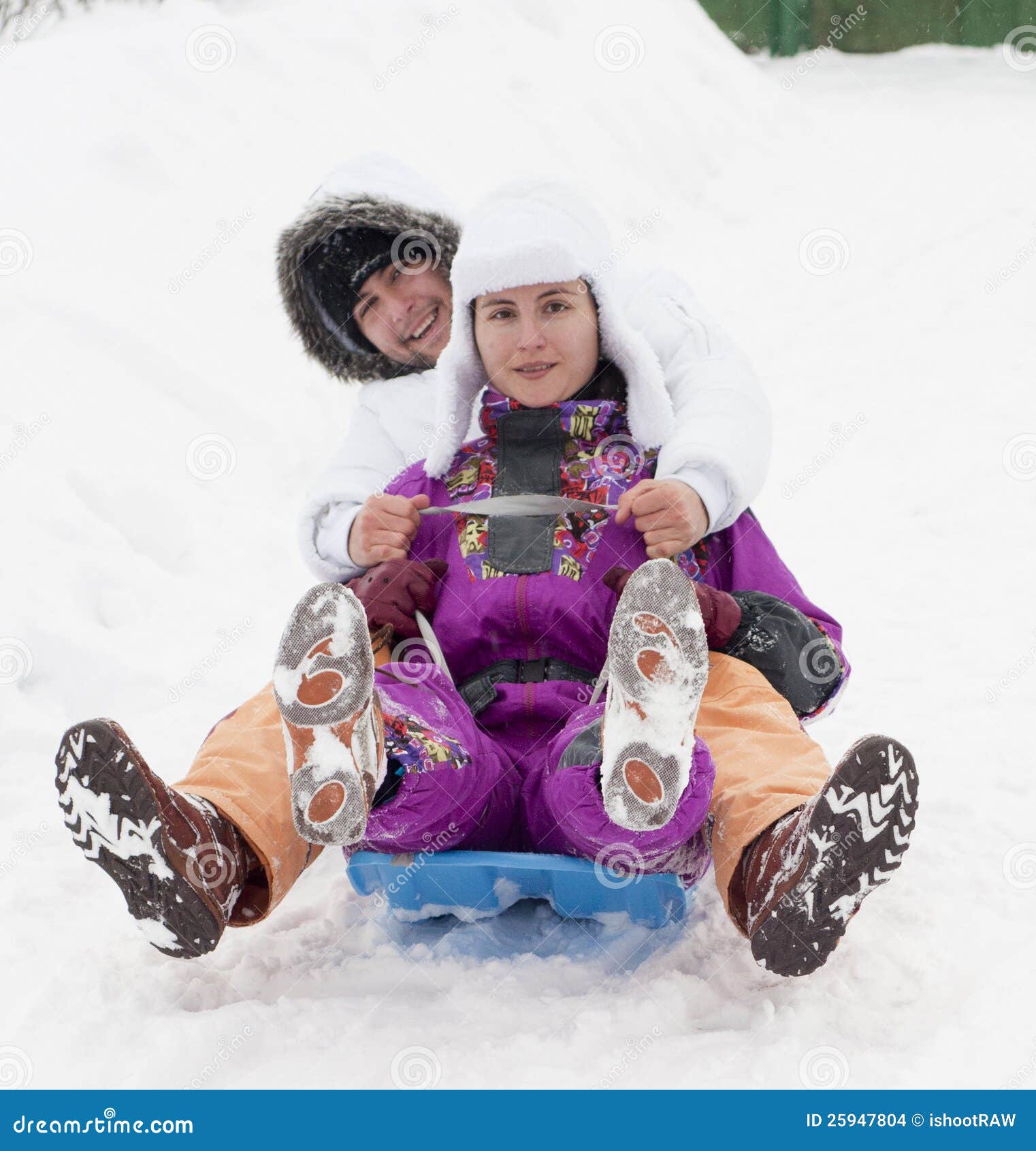 Having fun in snow stock photo. Image of leisure, couple - 25947804