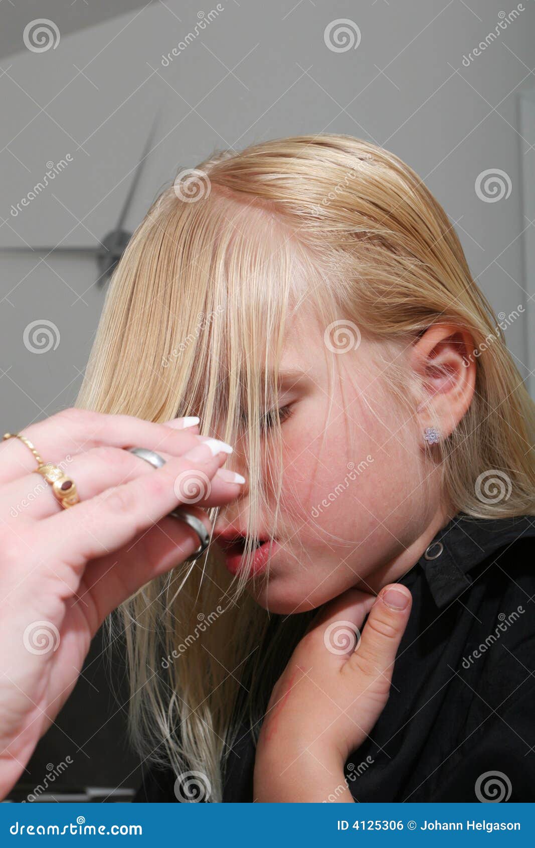 Having A Haircut Picture. Image: 4125306