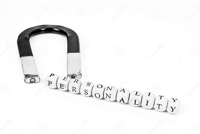 Having a Magnetic Personality Stock Image - Image of large, concept ...