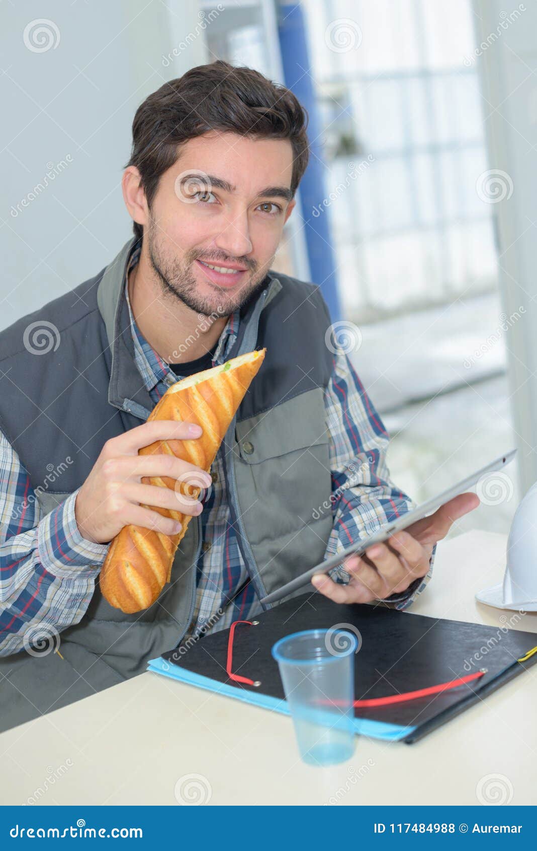 Having a rush lunch stock photo. Image of pause, rush - 117484988