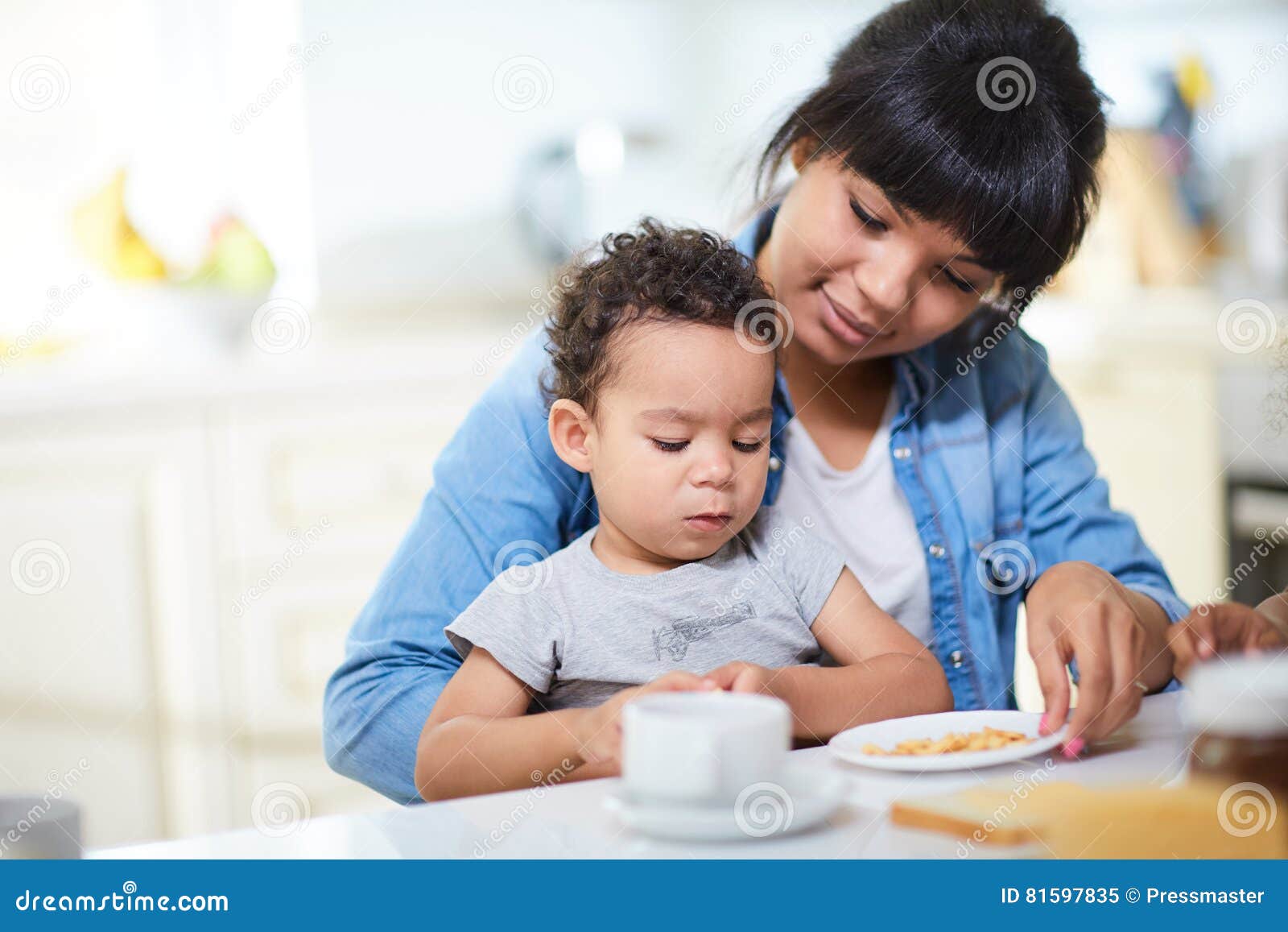 Having snack stock image. Image of hispanic, toddler - 81597835
