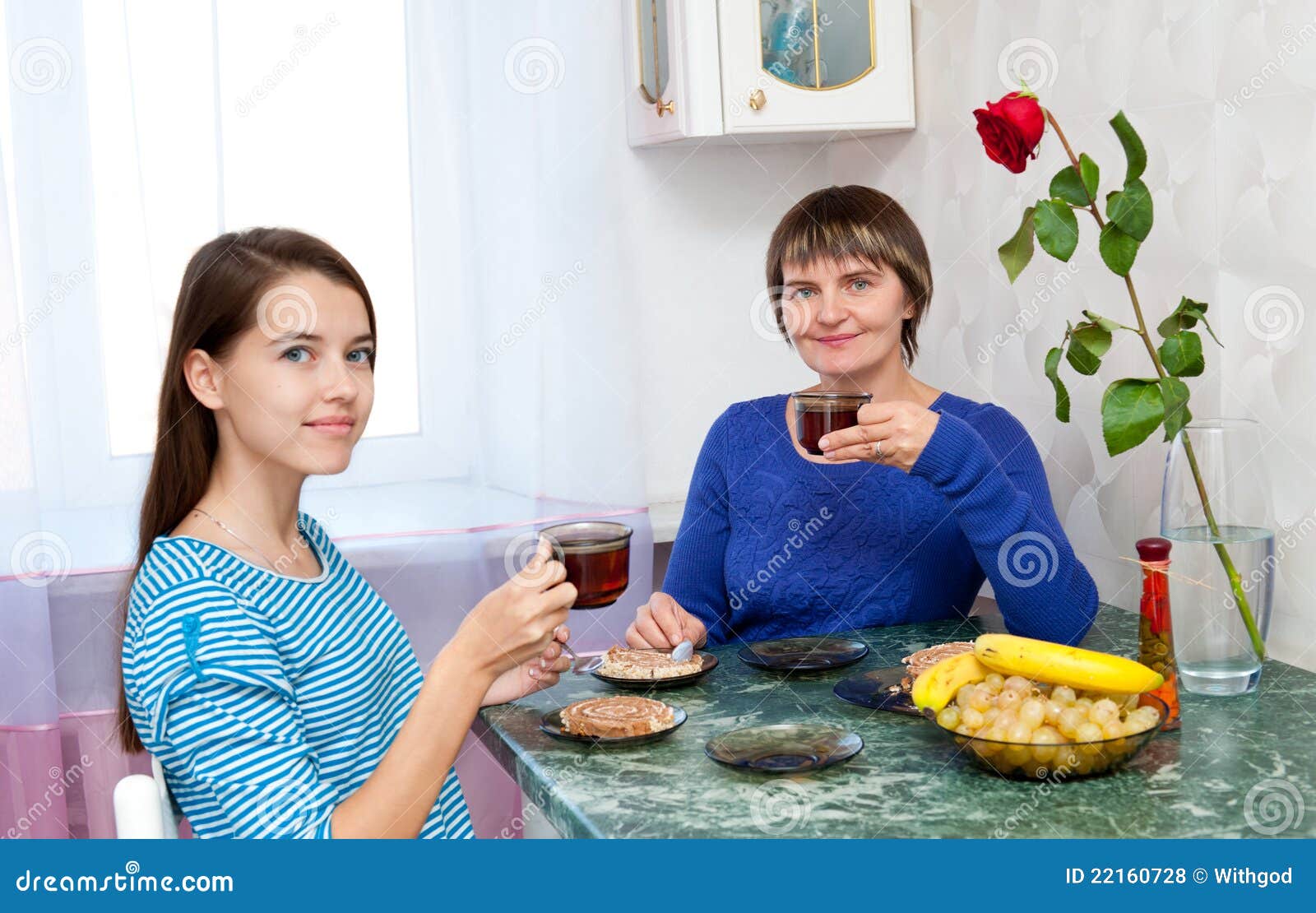 Having tea stock photo. Image of kitchen, casual, handsome - 22160728