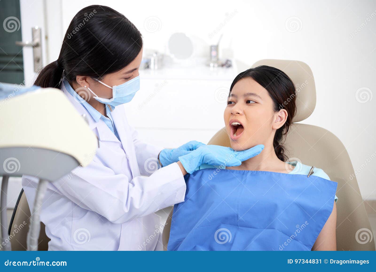 Having teeth examination stock image. Image of examination - 97344831
