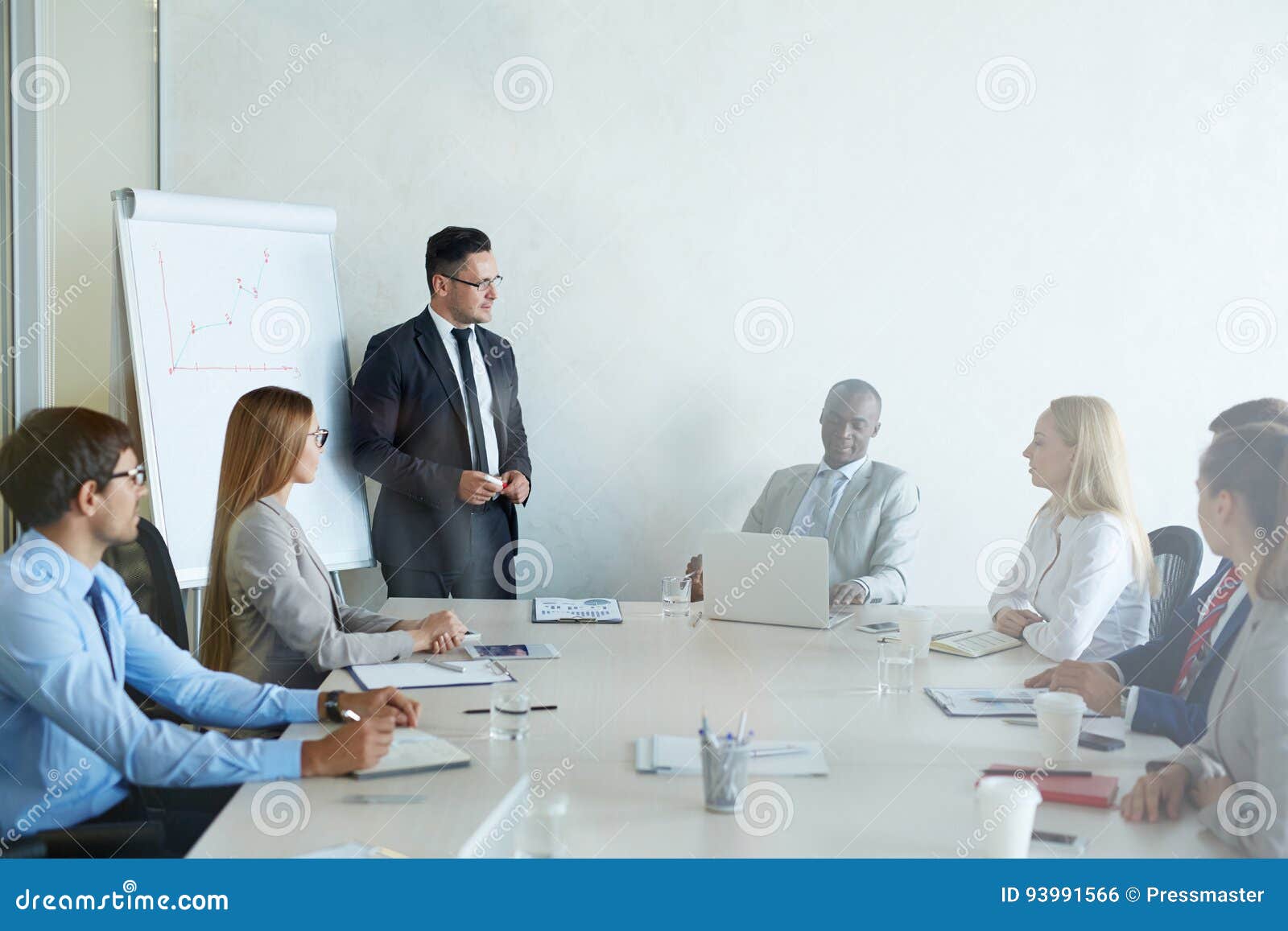 Having Training Session in Board Room Stock Photo - Image of sharing ...