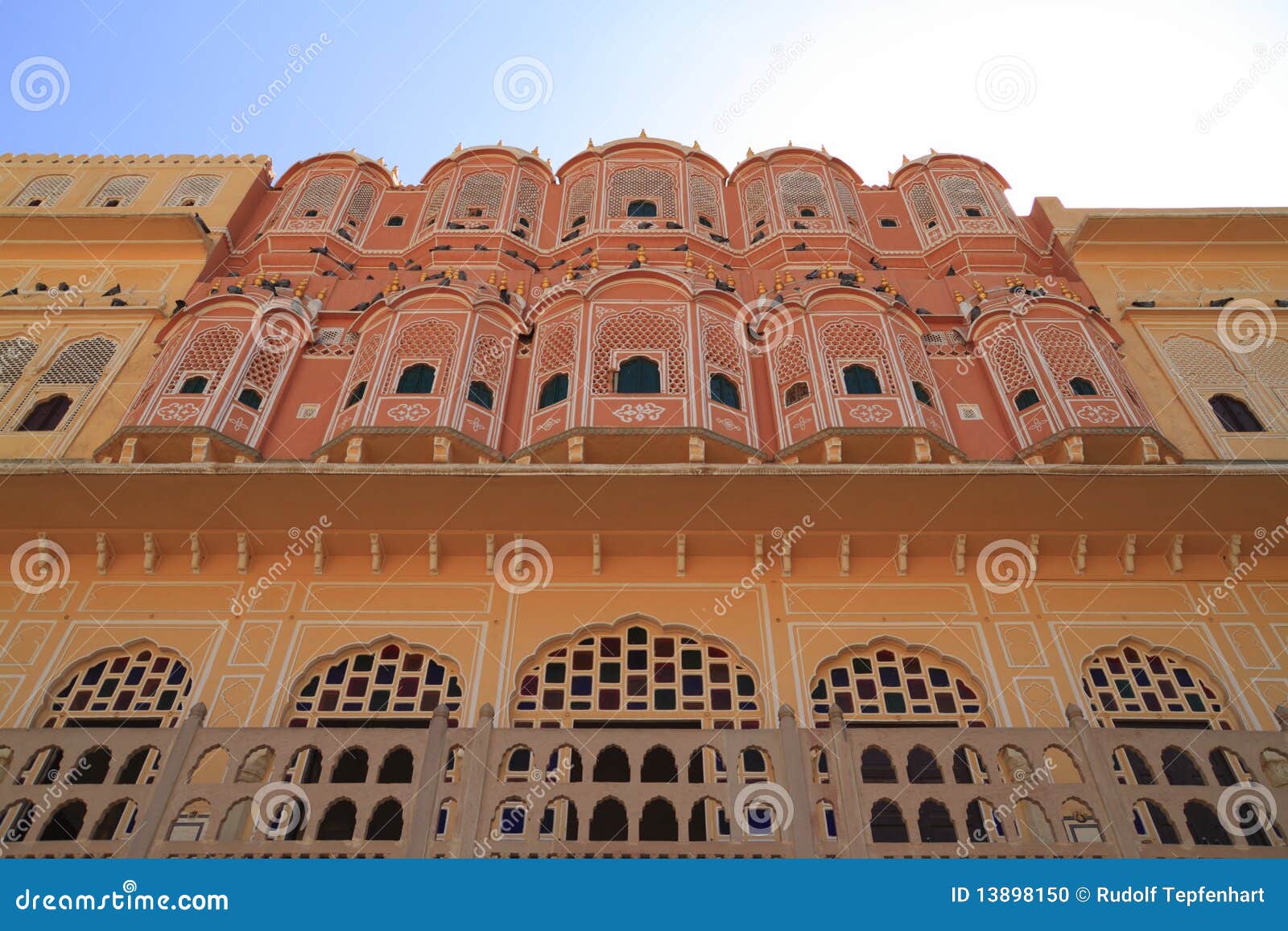 Hawa Mahal stock photo. Image of historical, pink, monument - 13898150