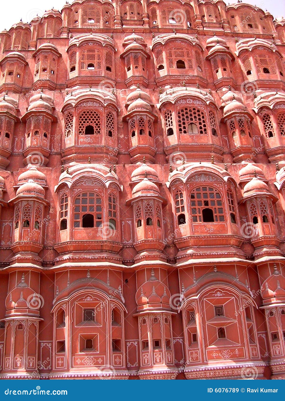 Hawa Mahal stock image. Image of monument, jaipur, hawa - 6076789