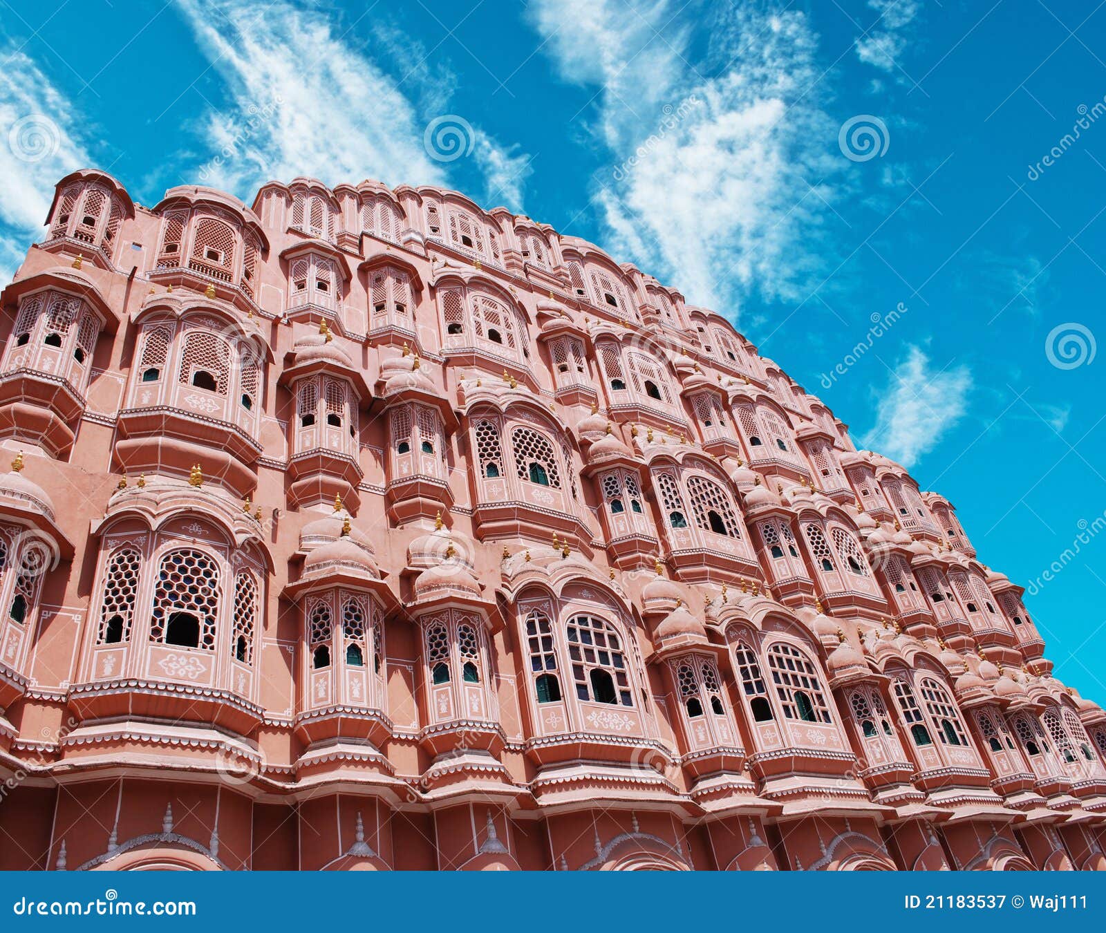 Hawa mahal in Jaipur stock image. Image of india, hawa - 21183537