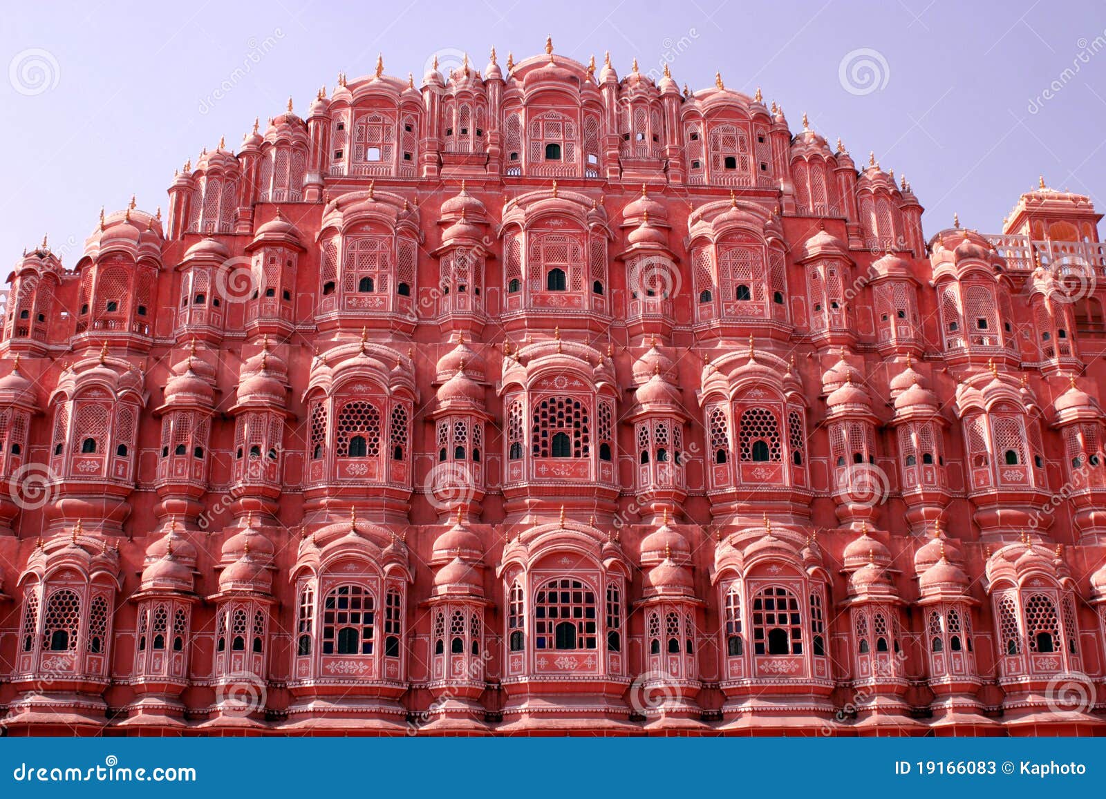 Hawa Mahal, Jaipur, India. stock image. Image of architecture - 19166083