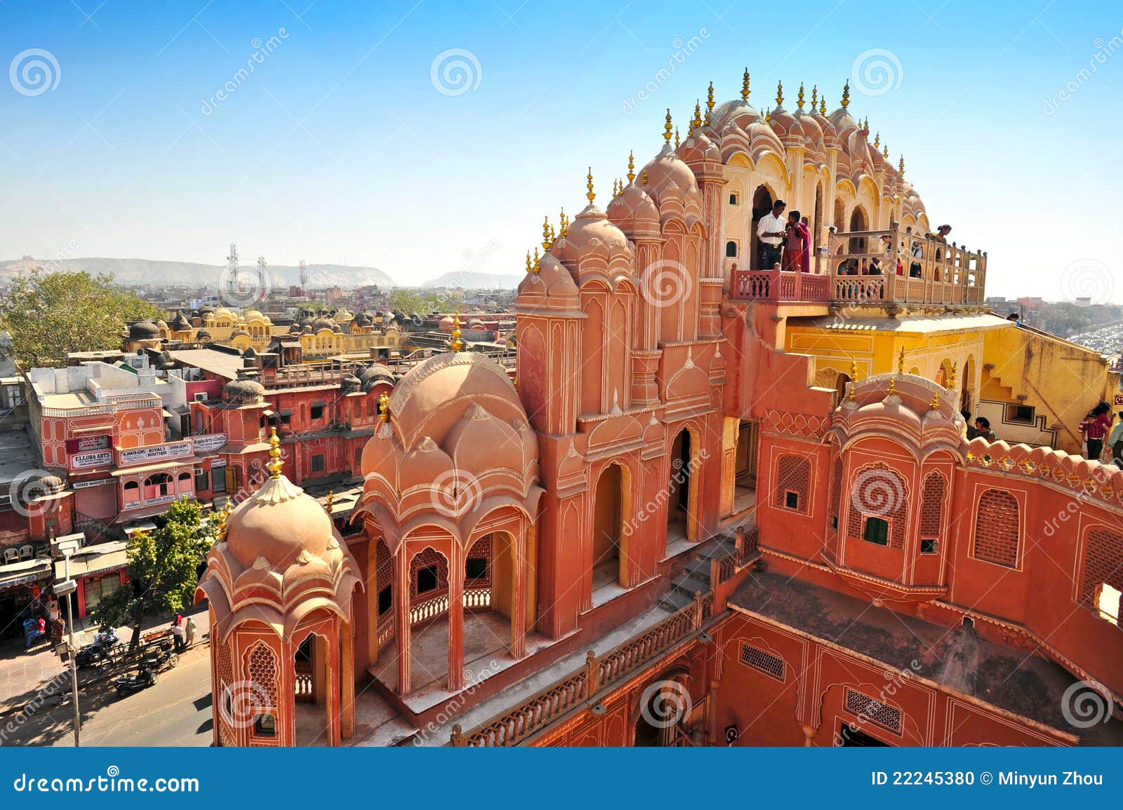 Hawa Mahal, Jaipur, India. editorial image. Image of front - 22245380