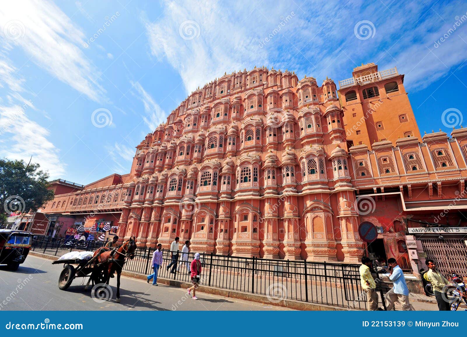 Hawa Mahal, Jaipur, Indien. Redaktionelles Stockbild - Bild von indien ...