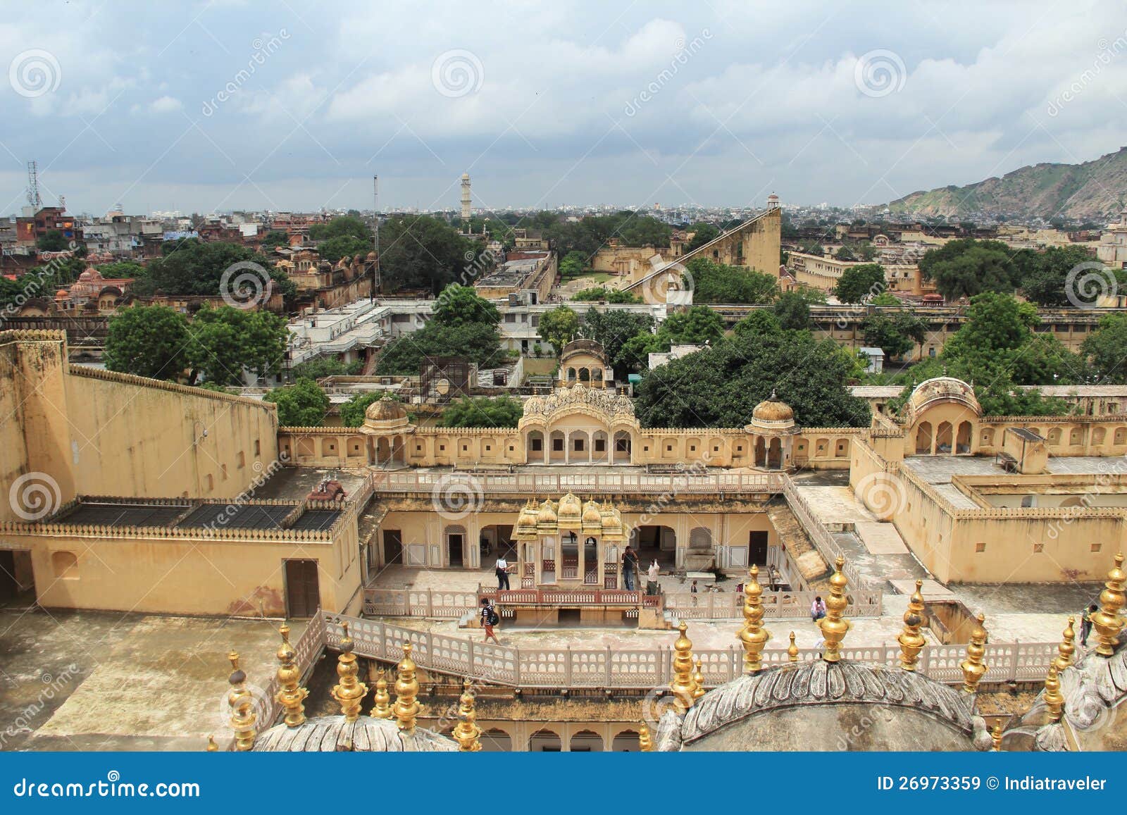 Hawa Mahal (in side). editorial stock image. Image of landmark - 26973359