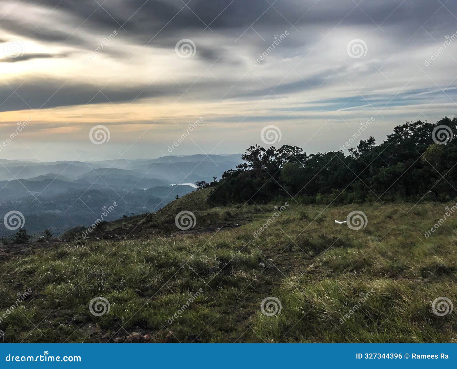 Hawagala Cloudy Mountain at Balangoda. Stock Photo - Image of adventure ...