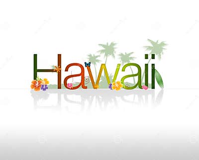Hawaii stock illustration. Illustration of summer, mahalo - 17365906