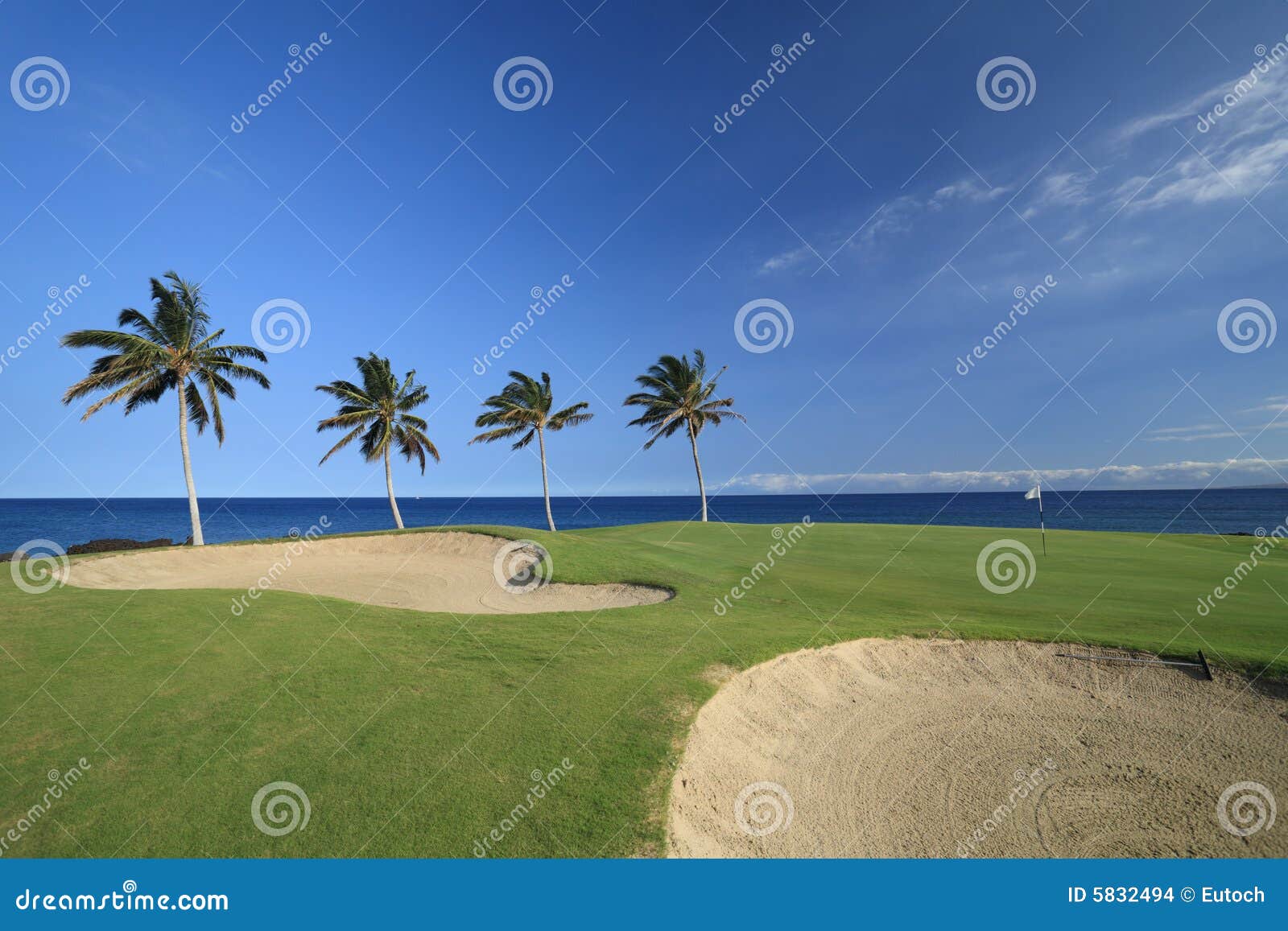 Hawaii Golf Course stock photo. Image of pacific, golf - 5832494