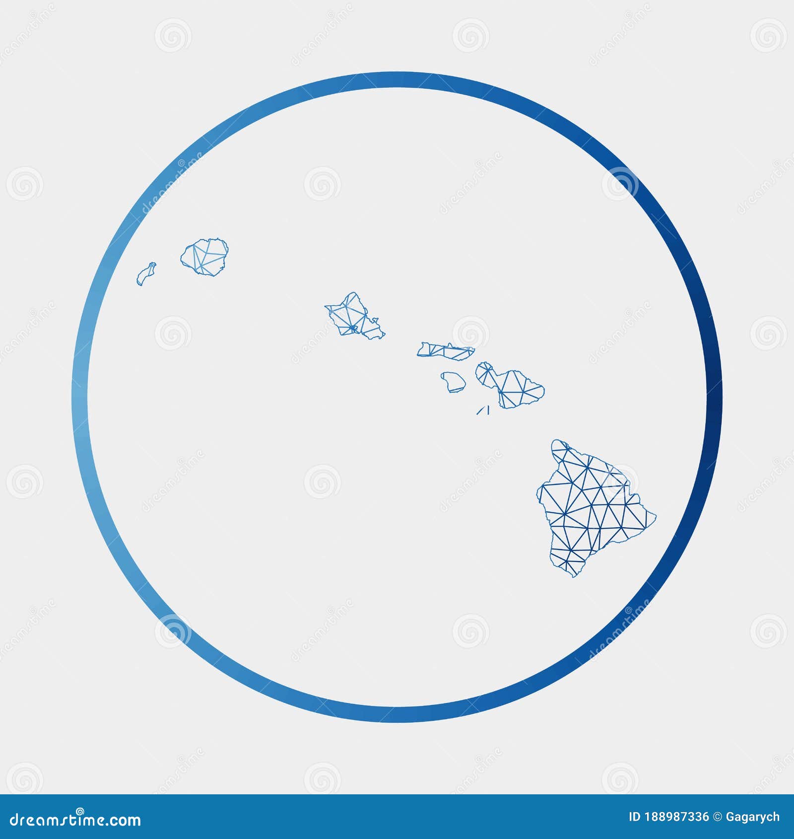 Hawaii icon. stock vector. Illustration of information - 188987336