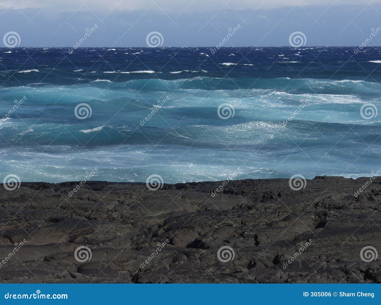 Hawaii Lava Ocean Shot stock photo. Image of island, lava - 305006