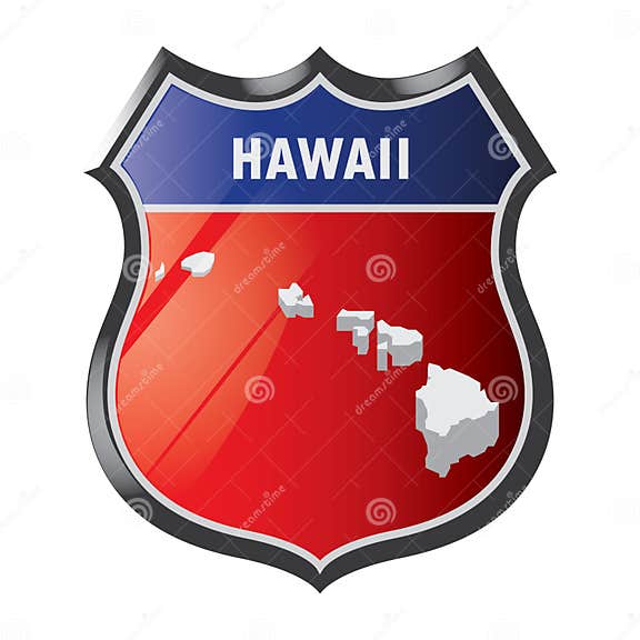 Hawaii State. Vector Illustration Decorative Design Stock Vector ...