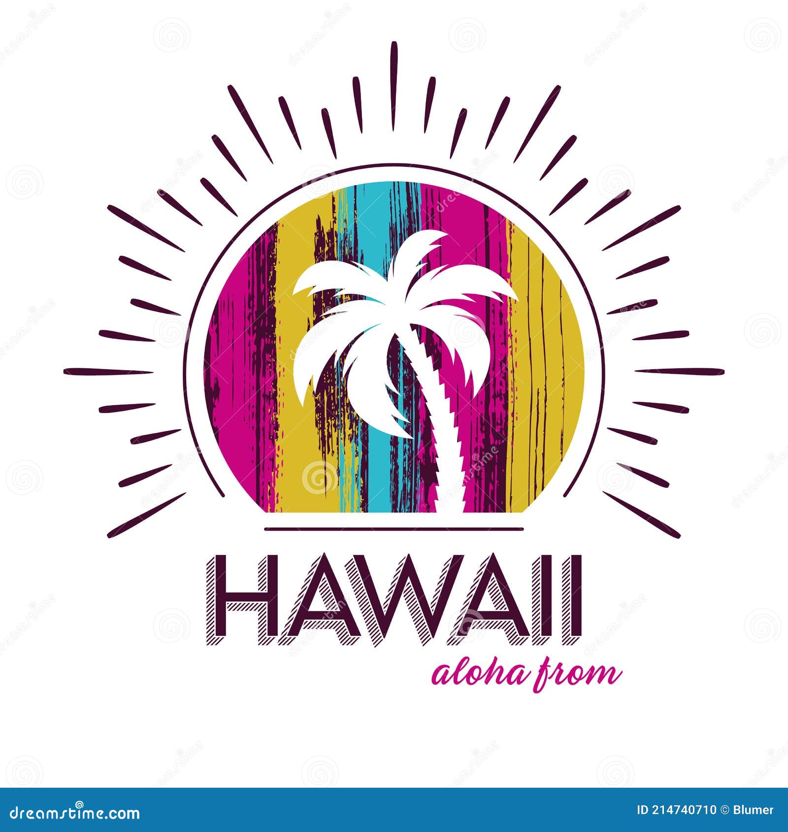 Hawaii Vector Set. | CartoonDealer.com #73161271