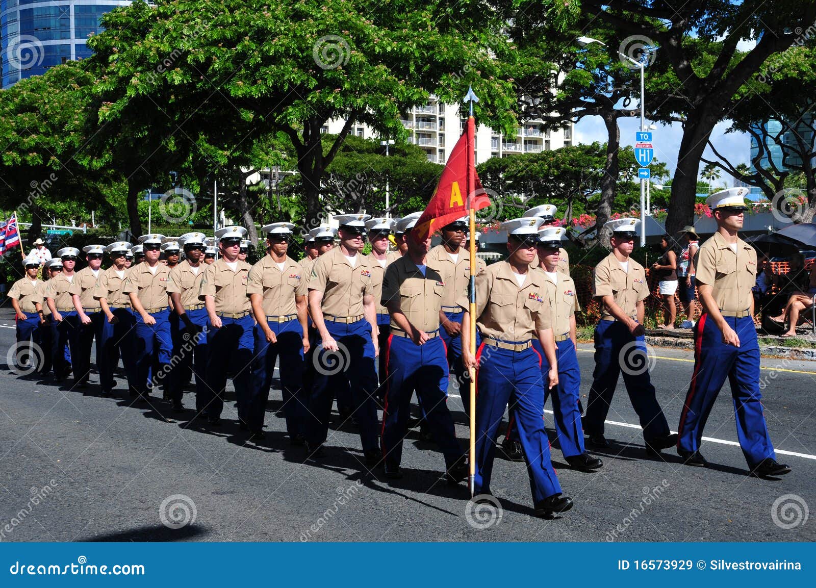 Hawaiian Army Guards, Aloha Festivals 2010 Editorial Stock Image ...