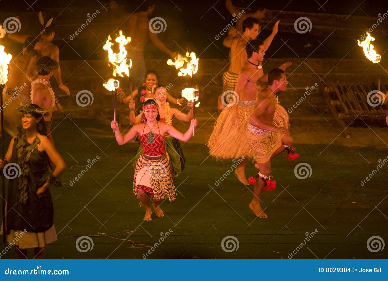 Hawaiian Dance editorial stock image. Image of island - 8029304
