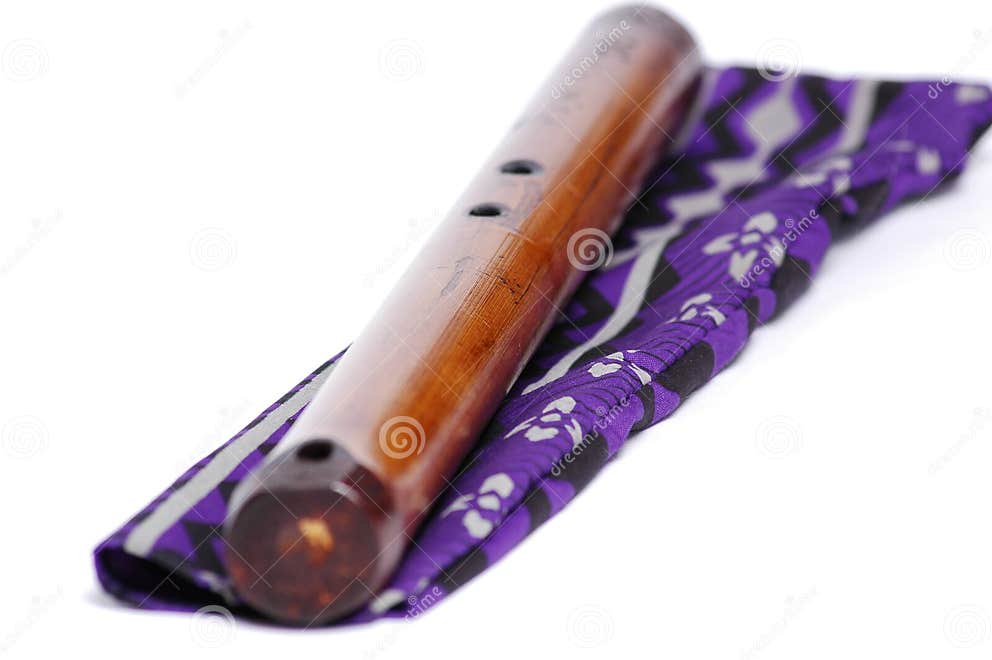 Hawaiian Hano Nose Flute stock photo. Image of handmade - 1177458