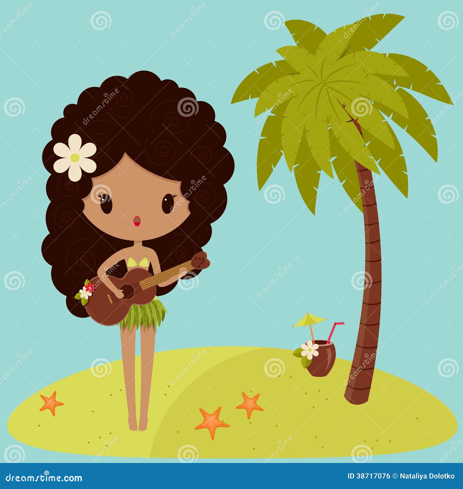 Hawaiian Hula Girl Dancing Logo Design Inspiration Stock Image ...