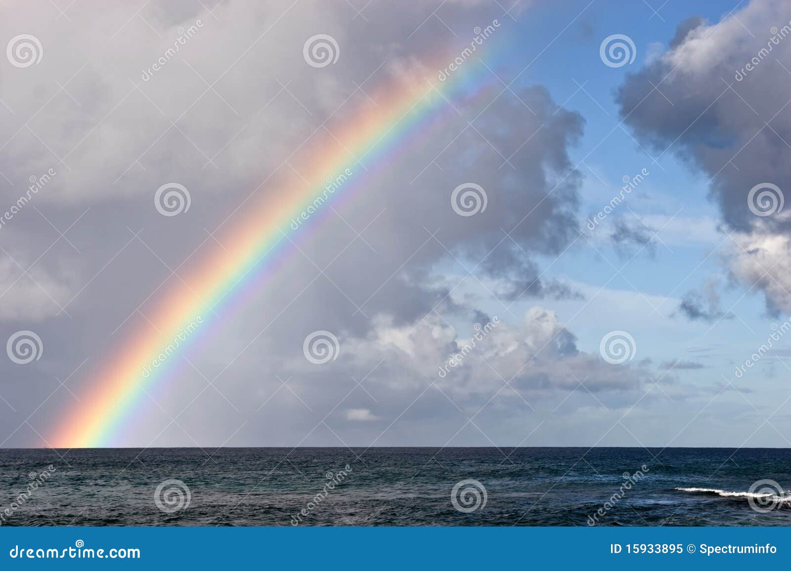 Hawaiian Island Rainbow stock image. Image of hawaii - 15933895