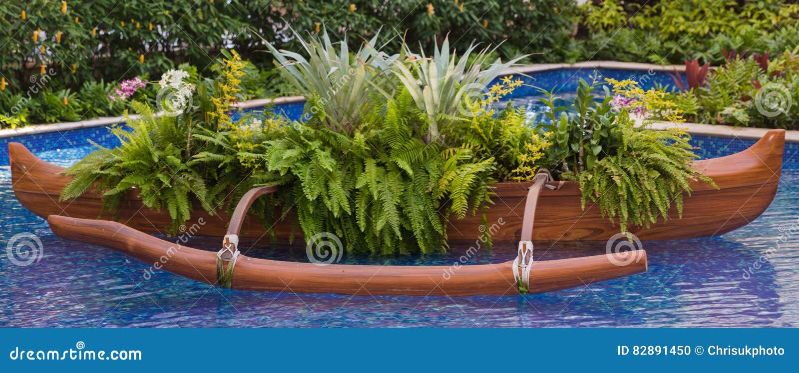 Hawaiian Outrigger Canoe Stock Image | CartoonDealer.com #35035663