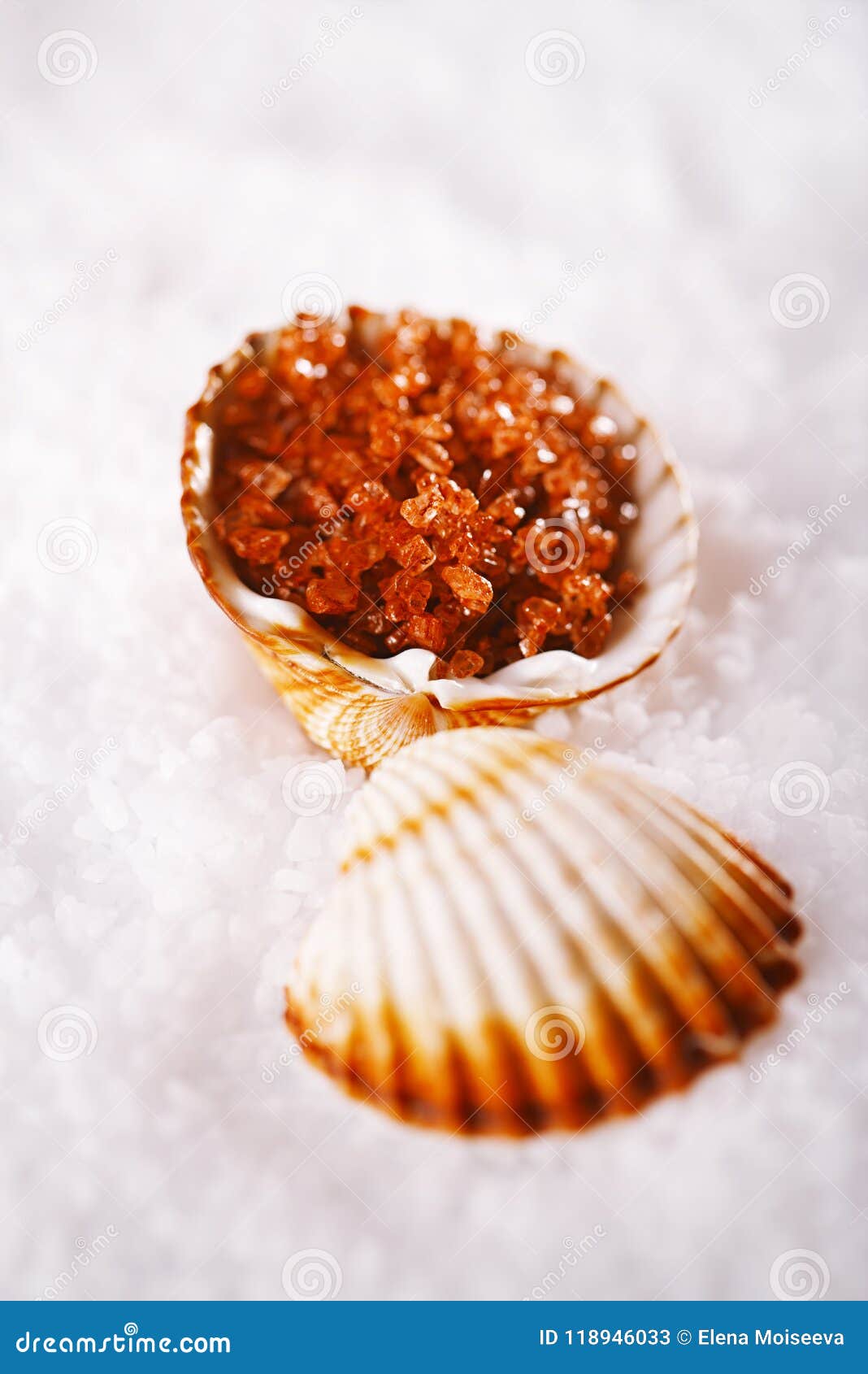 Hawaiian Red Gold Salt stock image. Image of mineral - 118946033