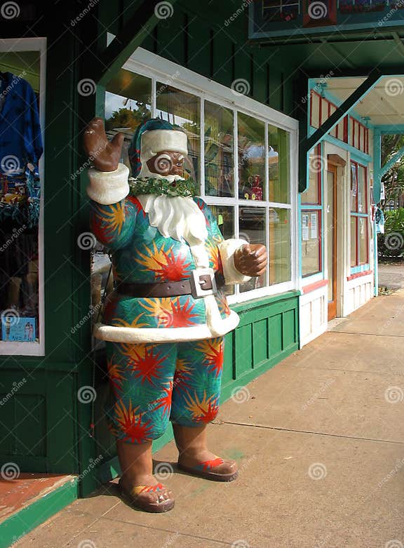 Hawaiian Santa stock photo. Image of maui, holiday, flip - 48088