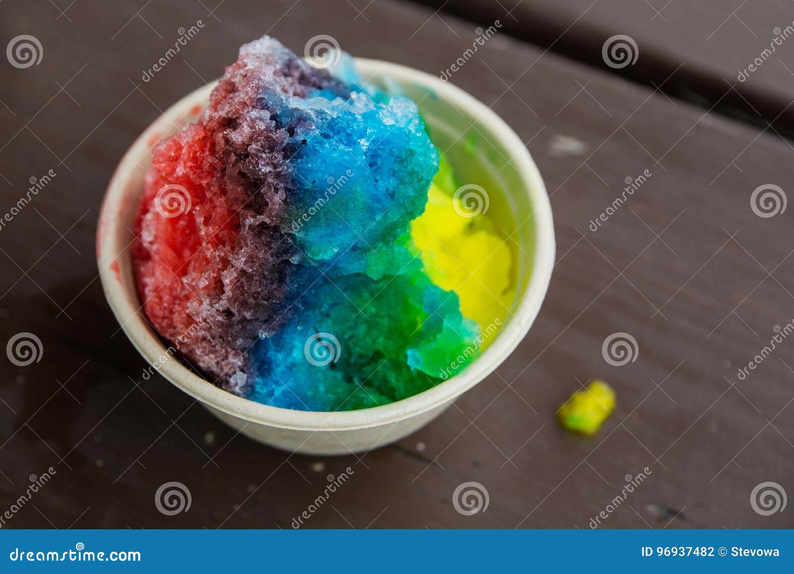 Hawaiian Shaved Ice stock photo. Image of dessert, food - 96937482