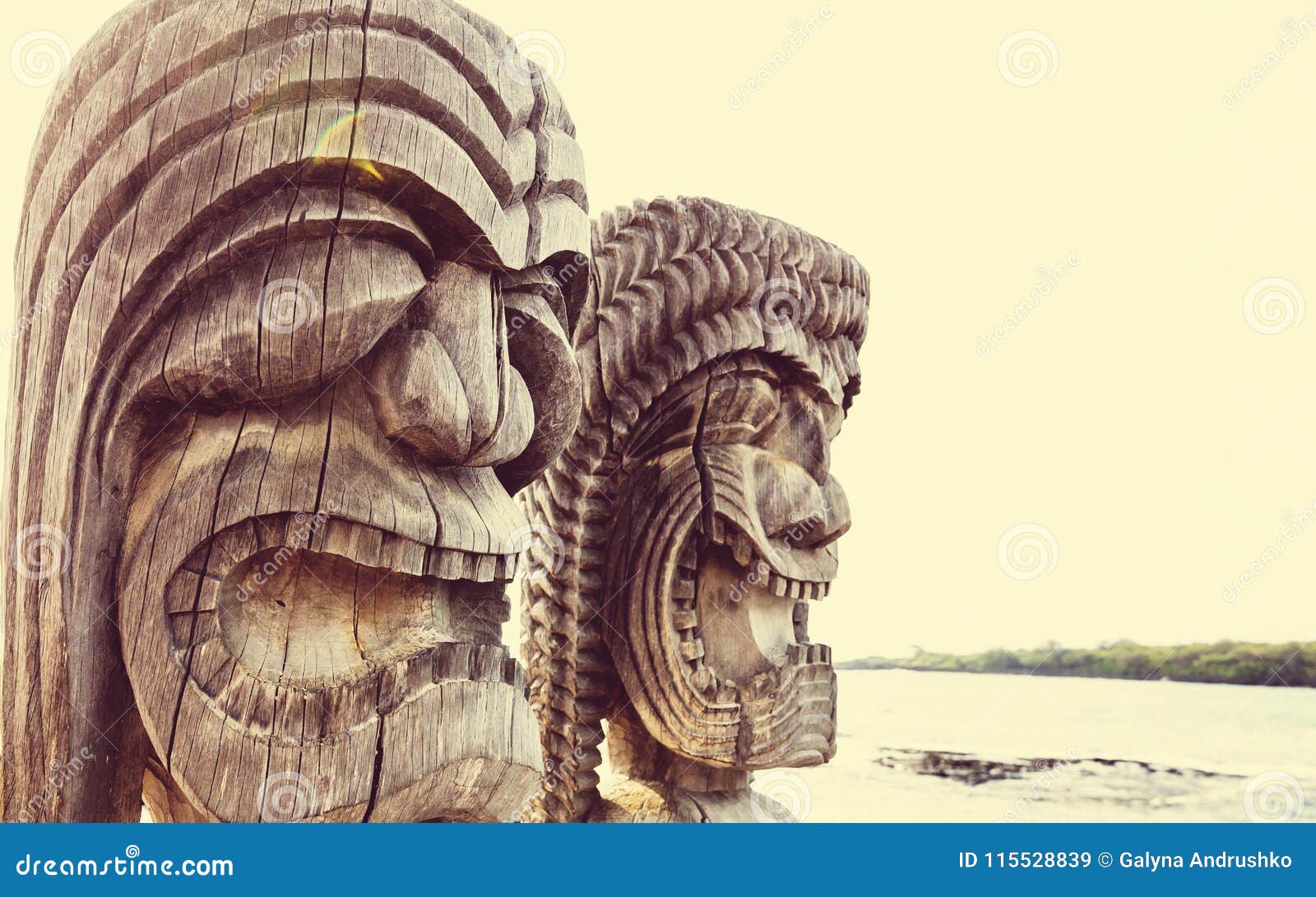 Tikki stock image. Image of honaunau, culture, face - 115528839