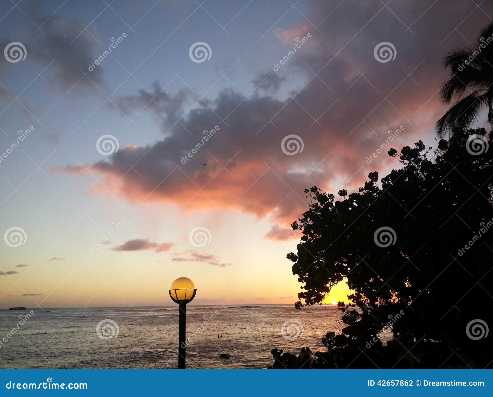 Hawaiian time stock photo. Image of oahu, waikiki, time - 42657862