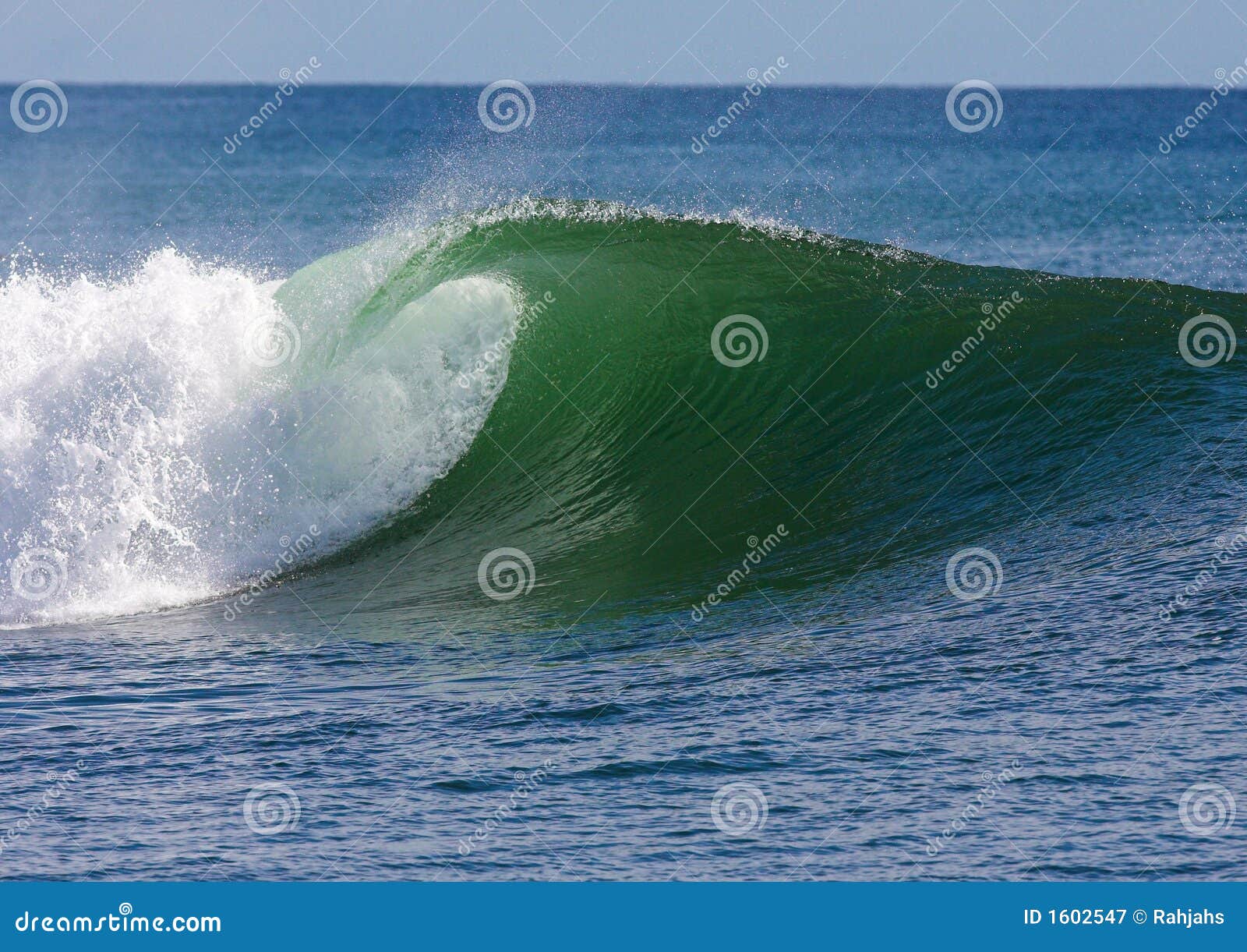 Hawaiian Wave stock image. Image of aqua, breaker, hawaiian - 1602547
