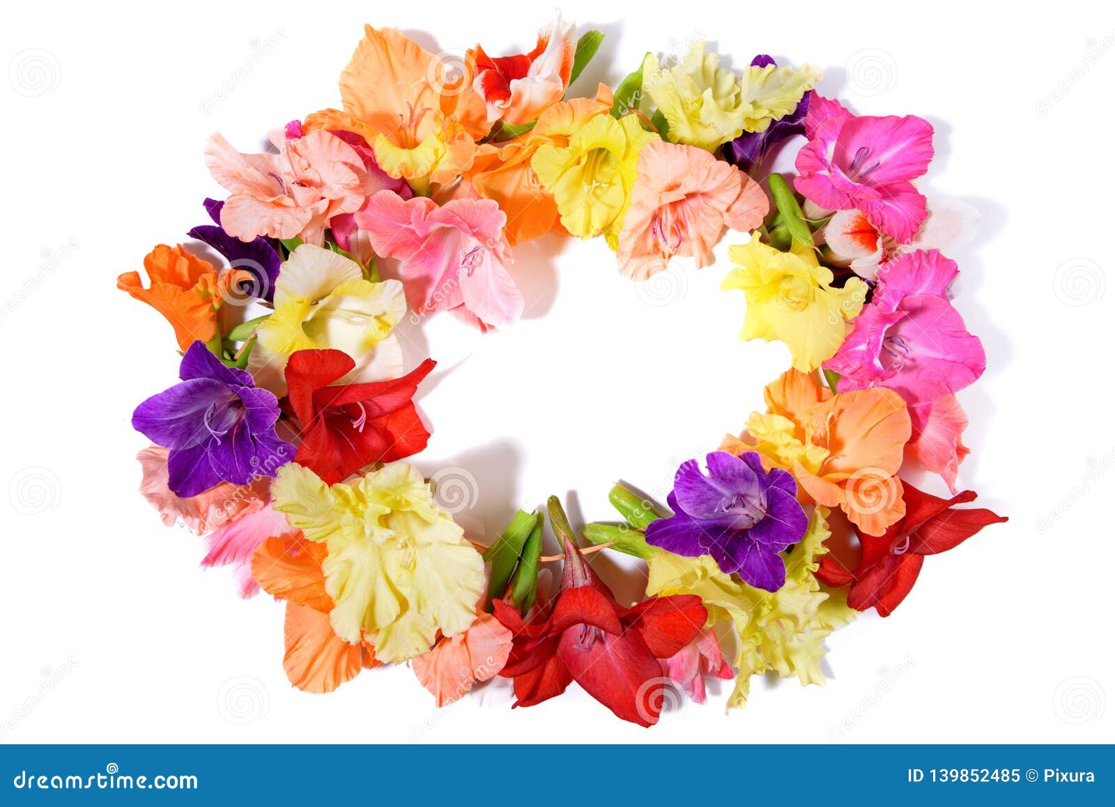 Hawaiian Wreath - Flower Wreath Stock Image - Image of summer, head ...