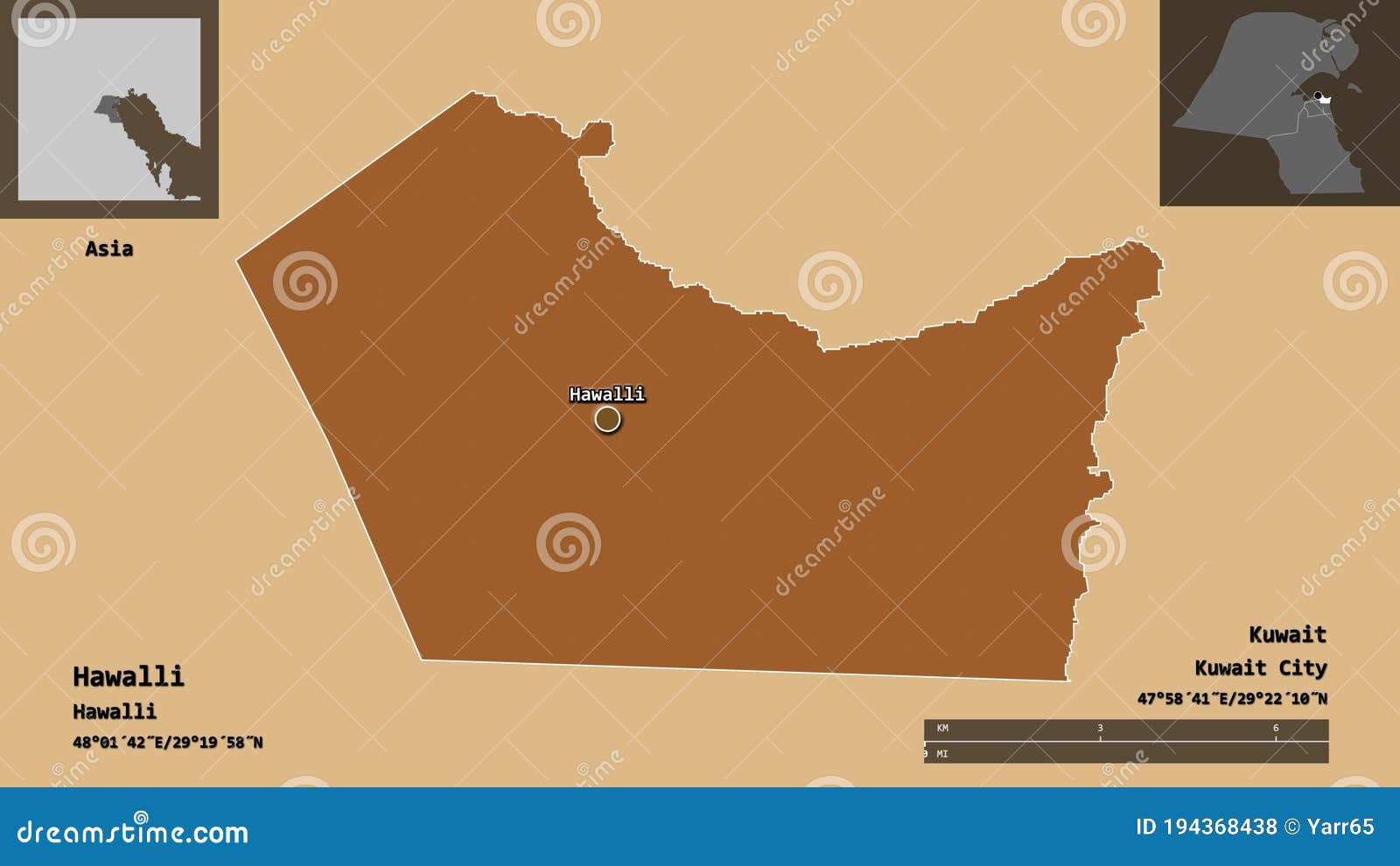 Hawalli, Province of Kuwait,. Previews. Pattern Stock Illustration ...