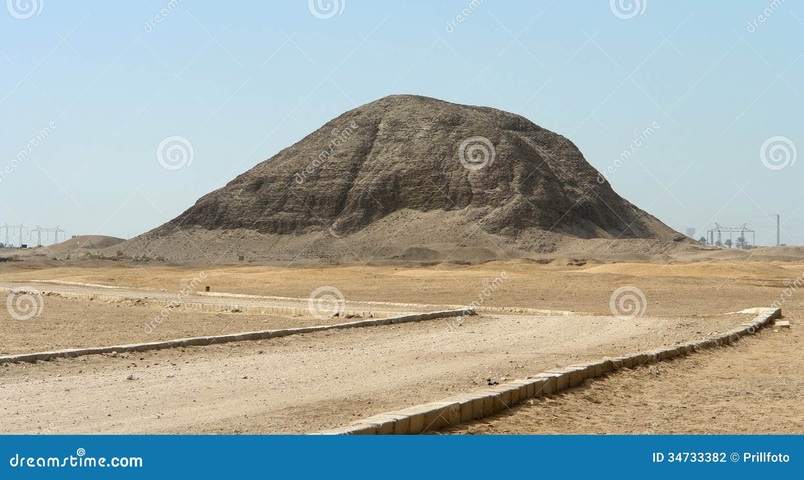Hawara stock photo. Image of amenemhet, arid, building - 34733382