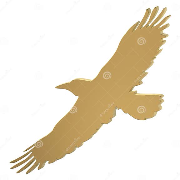 Hawk stock illustration. Illustration of golden, isolated - 1099506