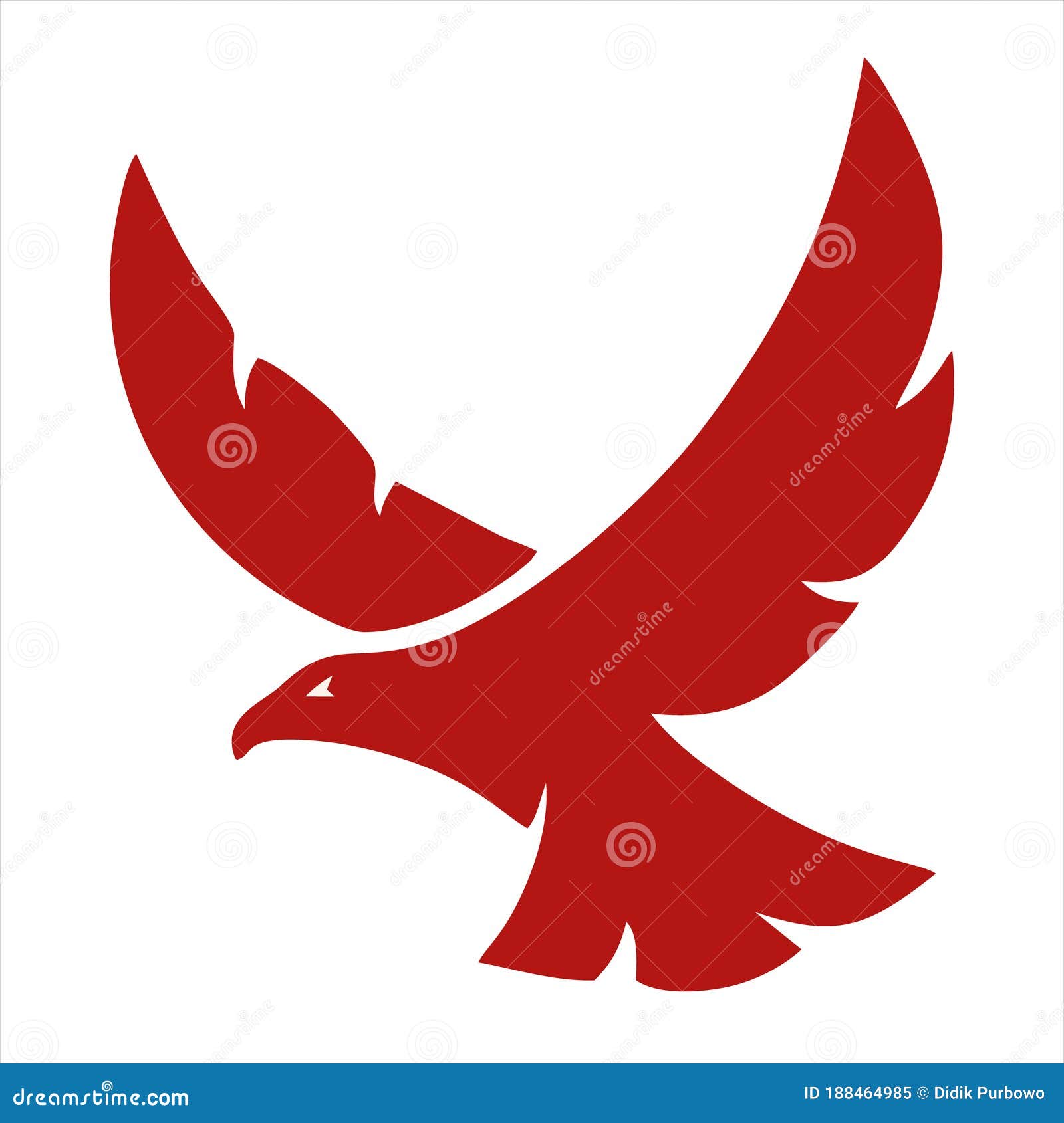 Hawk Bird Icon Isolated on White Background. Hawk Bird Icon in Trendy ...